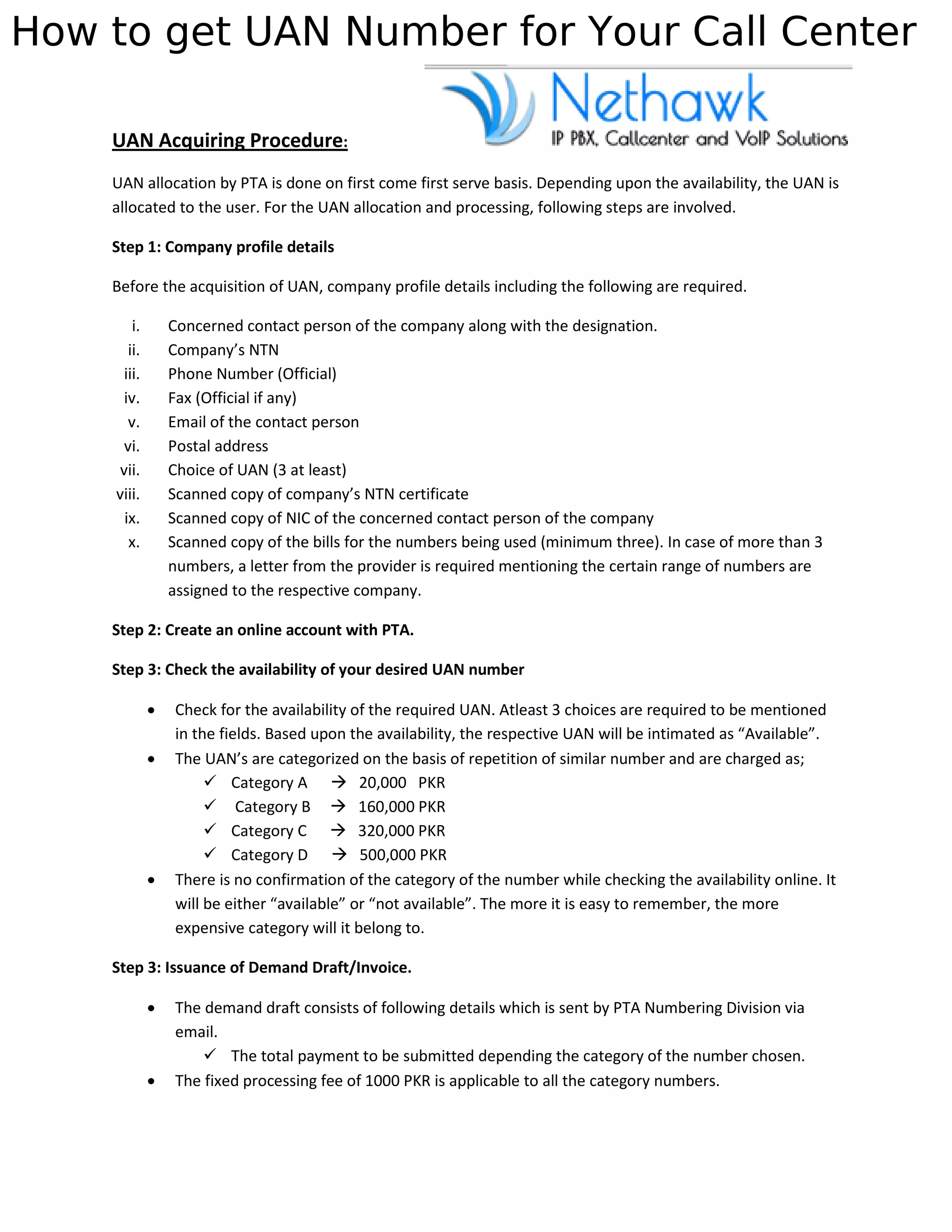 How to get UAN number in Pakistan | PDF