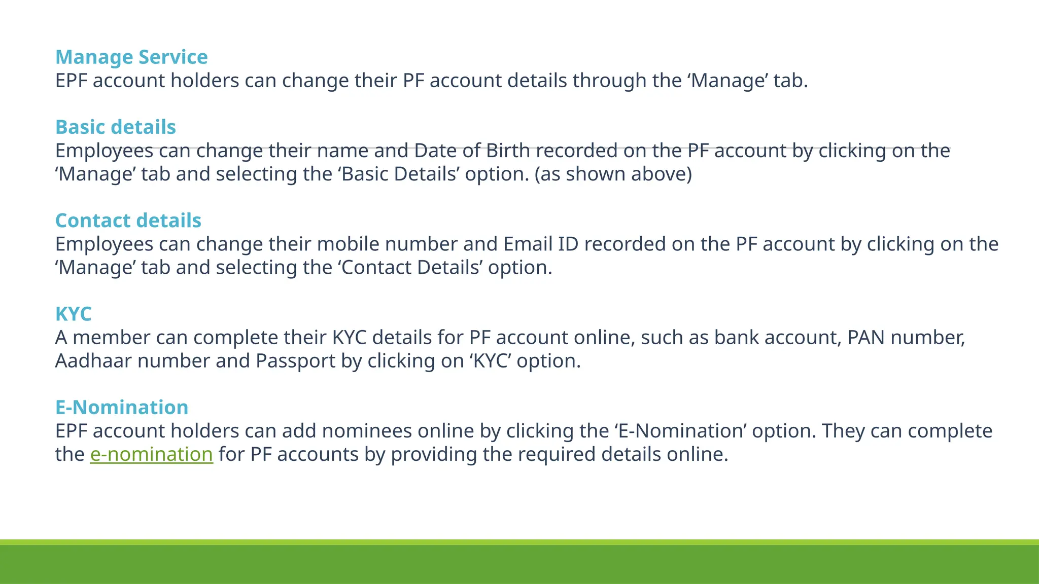 UAN and E Nomination KYC PF (1).pptxdhdjdk | PPTX