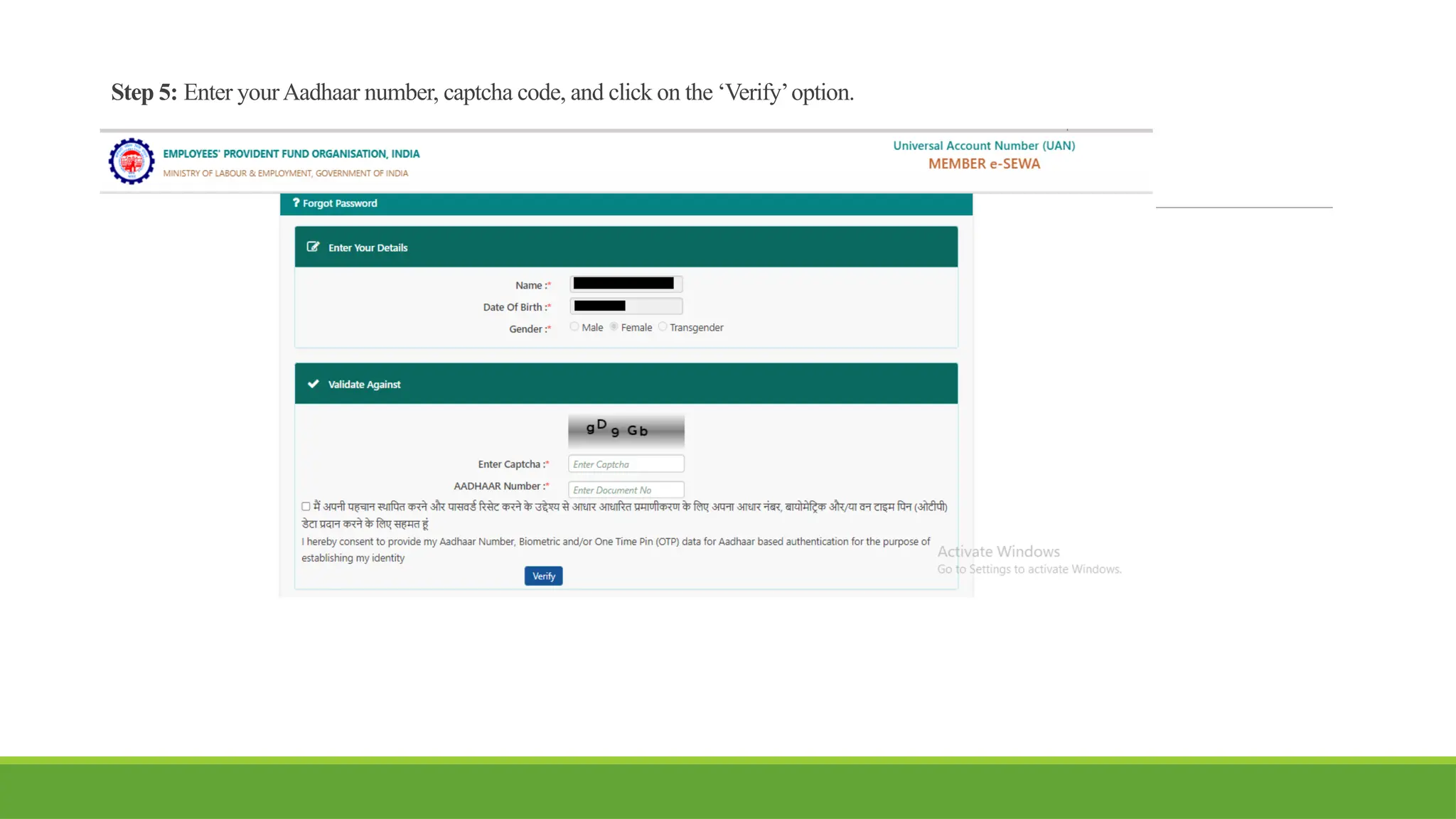 UAN and E Nomination KYC PF (1).pptxdhdjdk | PPTX