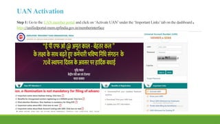 UAN and E Nomination KYC PF (1).pptxdhdjdk | PPTX