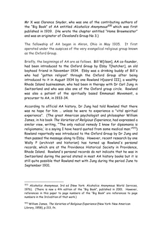 UNITARIANISM AND ALCOHOLICS ANONYMOUS | PDF