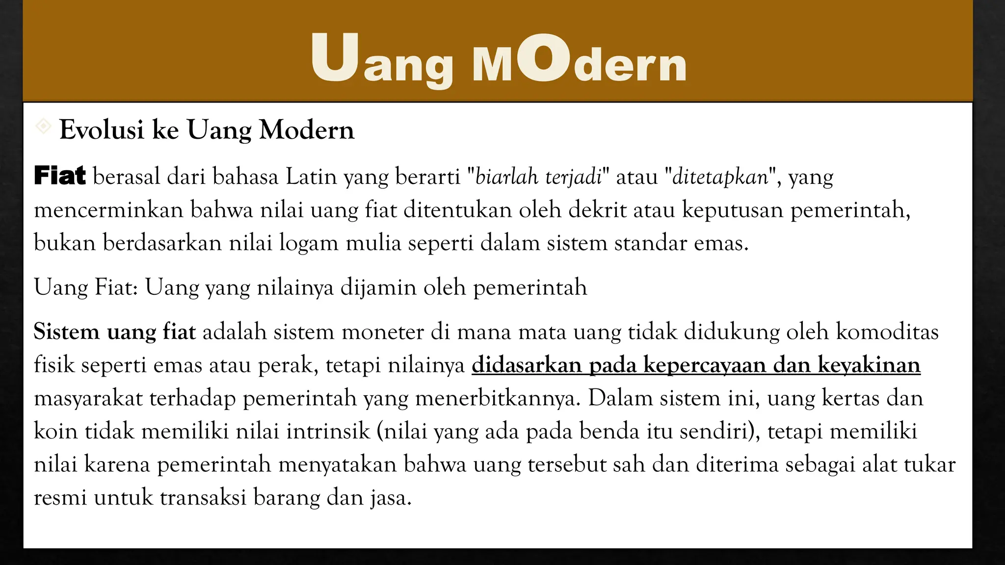 uang dan lembaga keuangan, jenis jenis uang ptx | PPTX