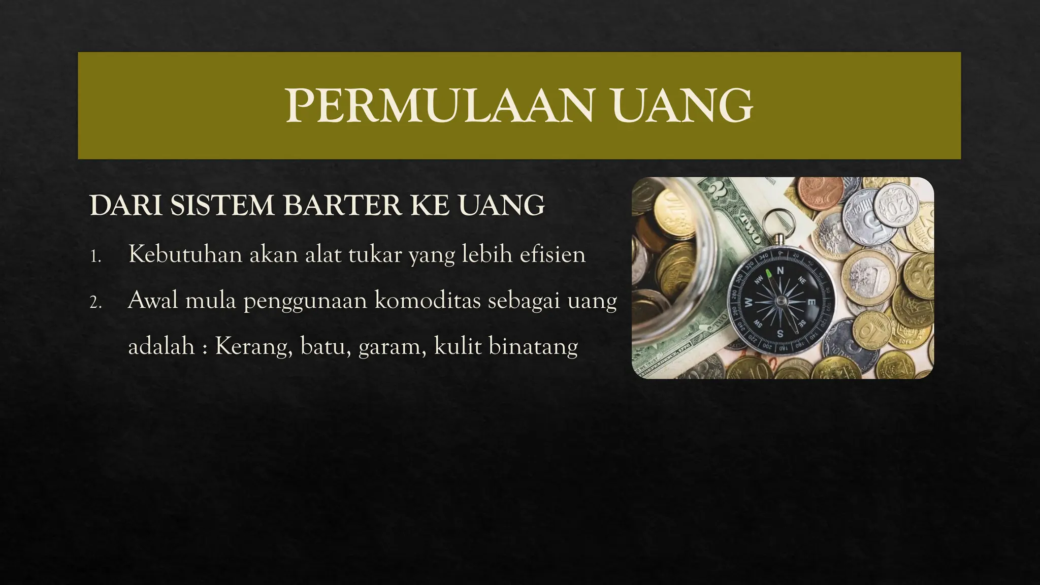 uang dan lembaga keuangan, jenis jenis uang ptx | PPTX
