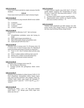 Uan kimia sma 1986 | PDF