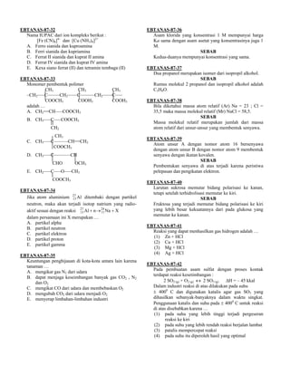 Uan kimia sma 1987 | PDF
