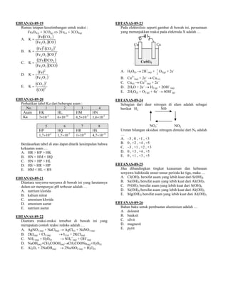 Uan kimia sma 1989 | PDF