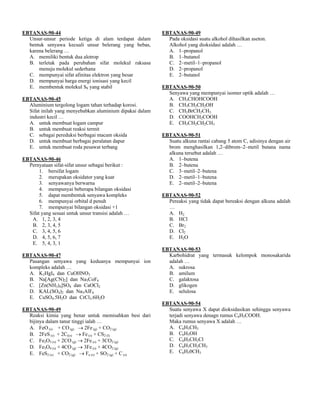 Uan kimia sma 1990 | PDF