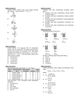Uan kimia sma 1996 | PDF