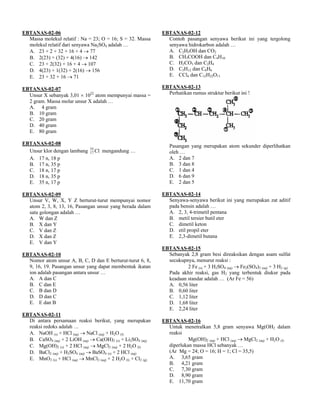 Uan kimia sma 2002 | PDF
