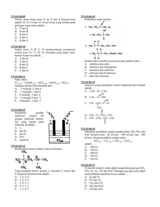 Uan kimia sma 2004 | PDF