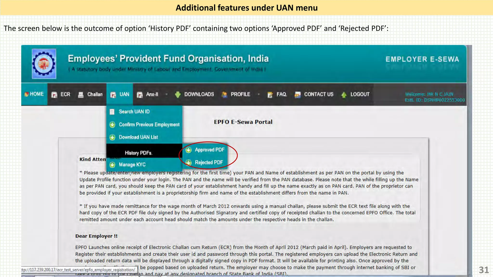 Uan presentation | PDF