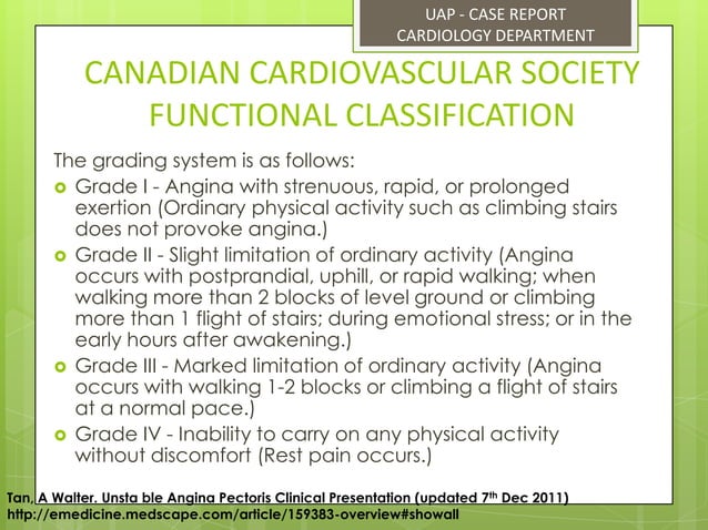 Unstable Angina Pectoris | PPTX | Heart and Cardiovascular Diseases ...