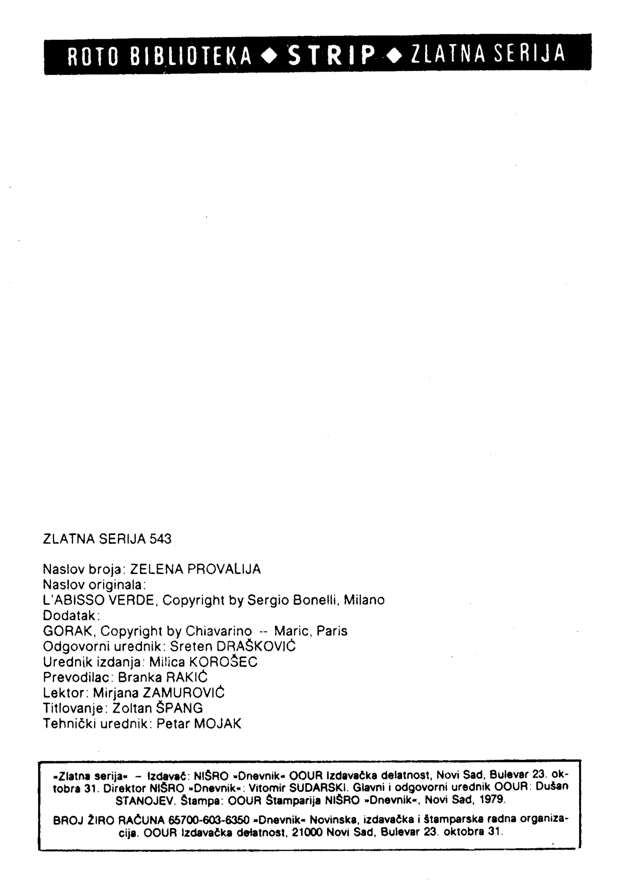 Zs 0543 -_zagor_-_zelena_provalija | PDF