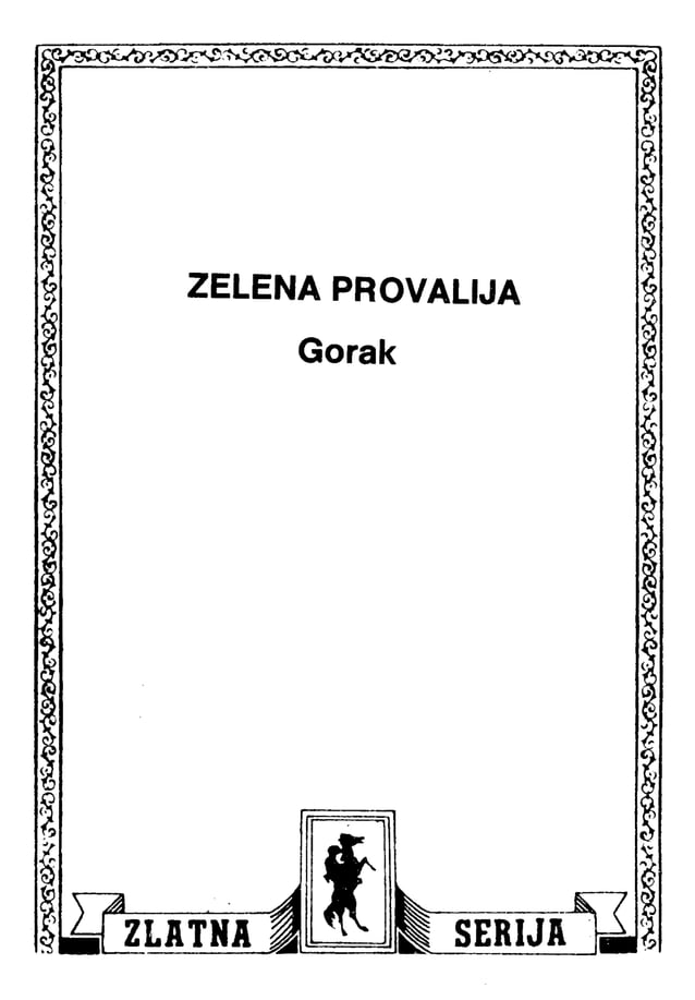 Zs 0543 -_zagor_-_zelena_provalija | PDF