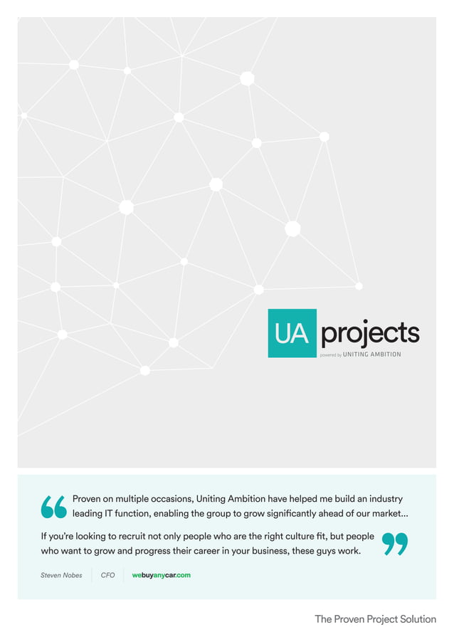 UA Projects - The Proven Projects Solution | PDF