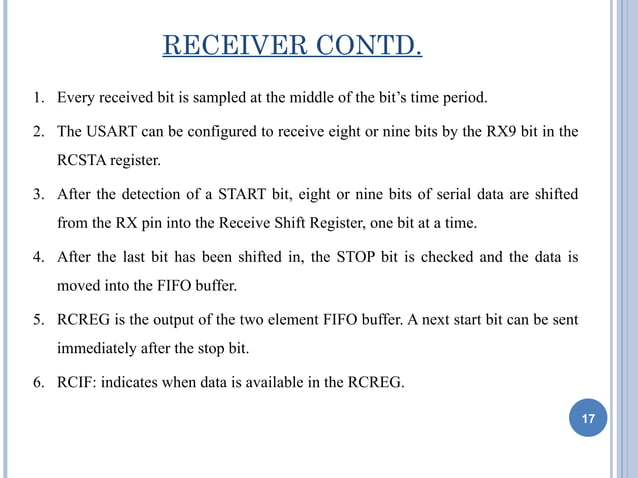 UART | PPT | Computer Peripherals | Computing