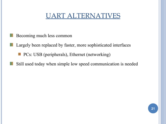 UART | PPT | Computer Peripherals | Computing
