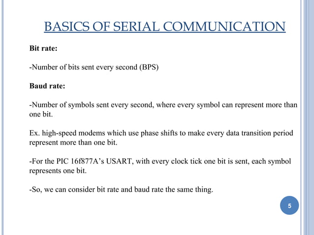 UART | PPT | Computer Peripherals | Computing