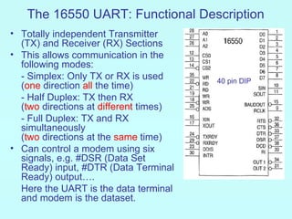 Uart 16550 | PPT