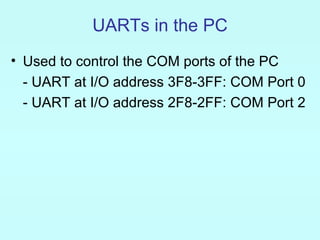 Uart 16550 | PPT
