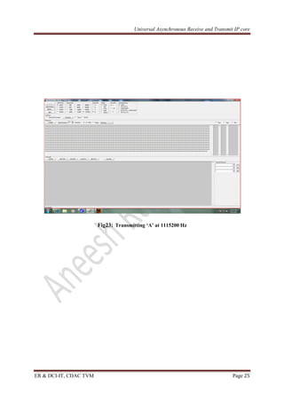 Universal Asynchronous Receive and transmit IP core | PDF