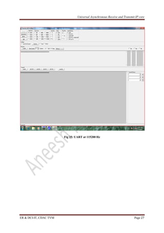 Universal Asynchronous Receive and transmit IP core | PDF