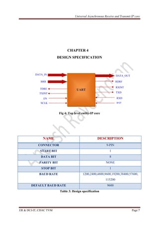 Universal Asynchronous Receive and transmit IP core | PDF