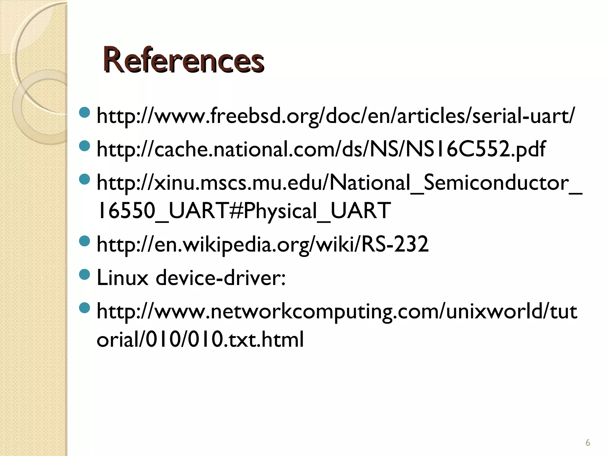 Uart driver nov13 | PPT
