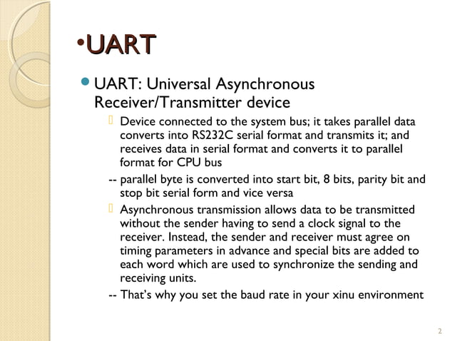 Uart driver nov13 | PPT