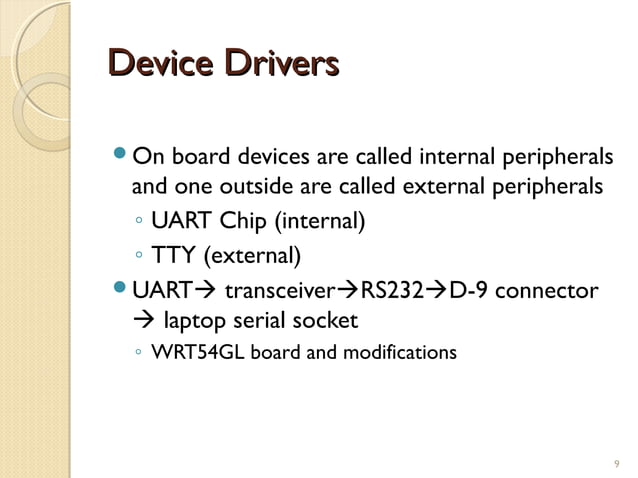 Uart driver nov13 | PPT