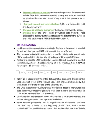 Uart receiver | DOCX | Computer Networking | Computing