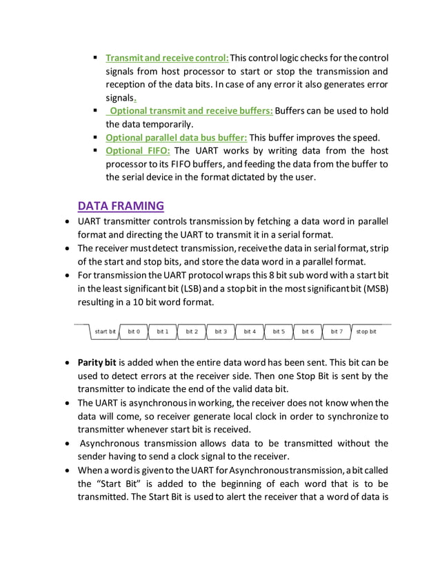 Uart receiver | DOCX | Computer Networking | Computing