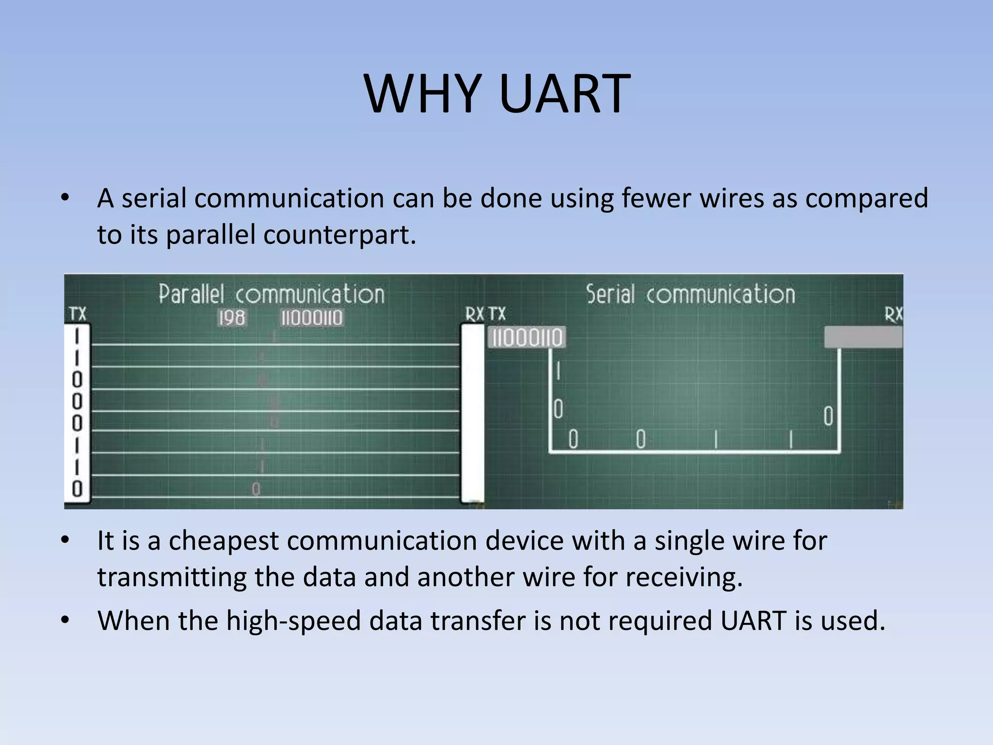 UART(universal asynchronous receiver transmitter ) PPT | PPTX