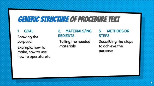 Procedure Text | PPTX