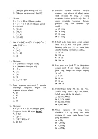Uas kelas 7 k13 | PDF