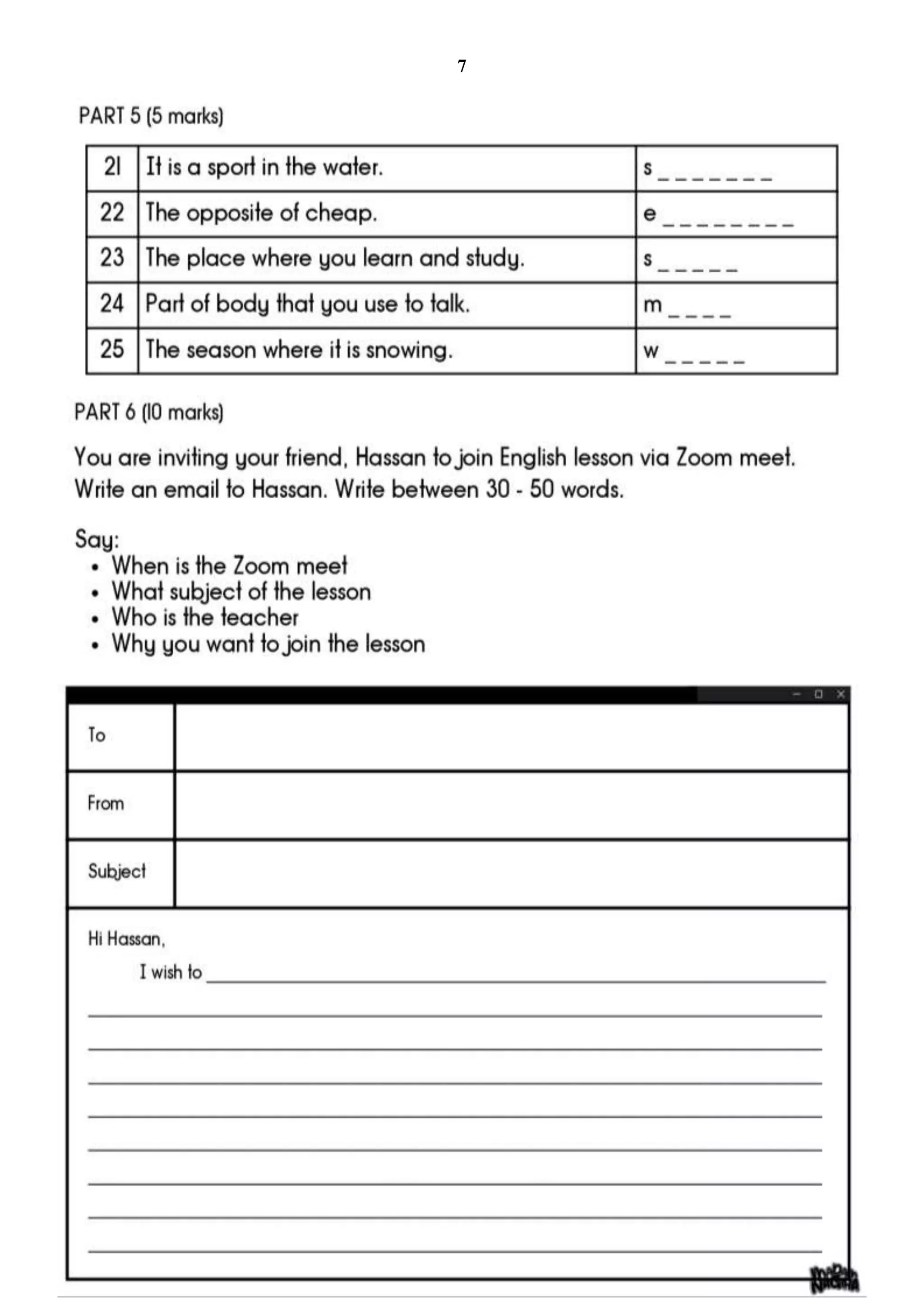 UASA ENGLISH YEAR 5 - QUESTION.docx