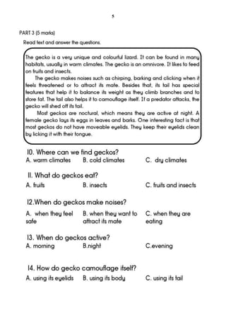 UASA ENGLISH YEAR 5 - QUESTION.docx