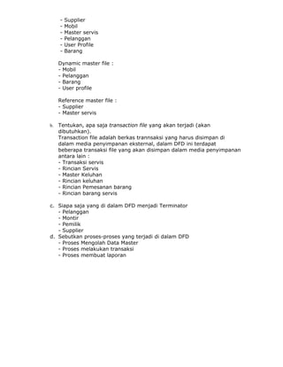 Uas analisa perancangan sistem | DOC