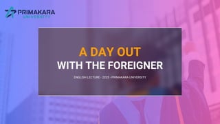Project Based Learning Final Report - A Day Out With The Foreigner | PDF