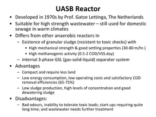 UASB reactors | PPTX
