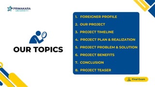 Learning English by Project Based Learning: Make Friend with A ...