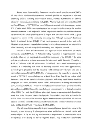 COVID-19 Facts vs Opinion: Nonchalant Responses of The Indonesian People | PDF