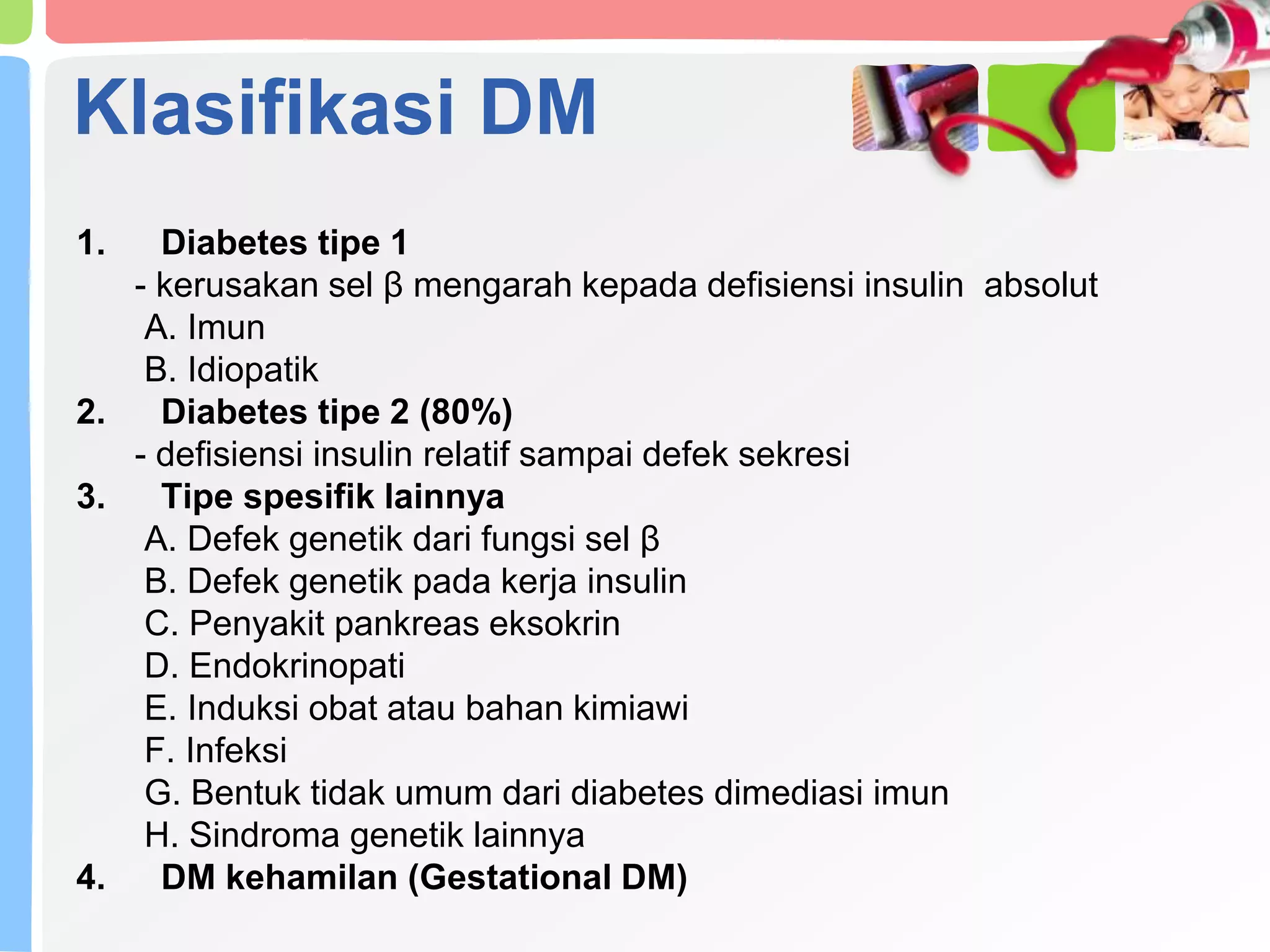 FARMAKOLOGI GIZI DIABETES MILETUS | PPTX