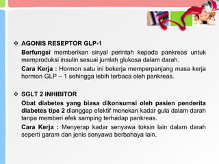 FARMAKOLOGI GIZI DIABETES MILETUS | PPT