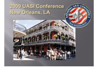 UASI Conference Backgrounder | PPT