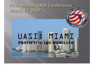 UASI Conference Backgrounder | PDF