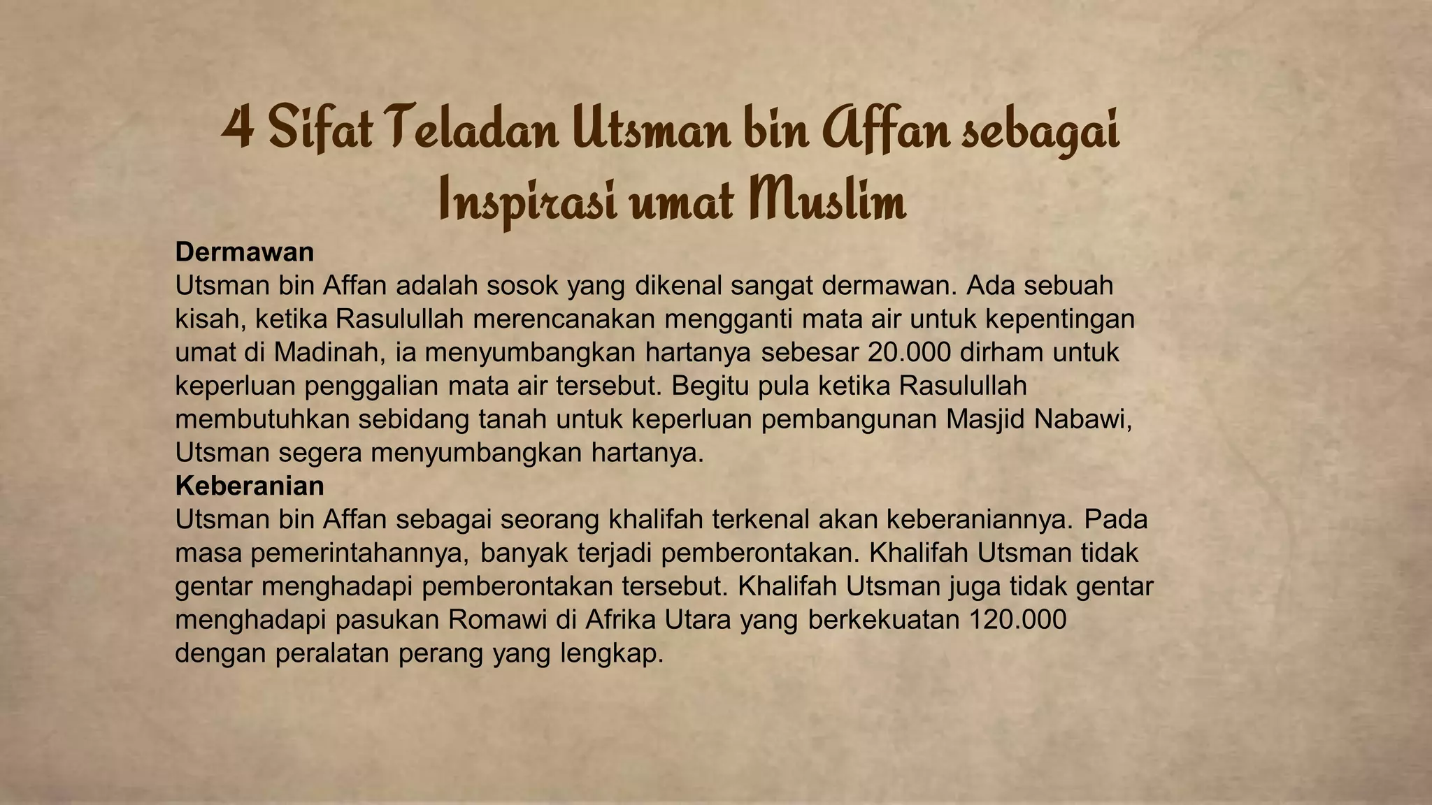 KEPEMIMPINAN UTSMAN BIN AFFAN - MUHAMMAD FAHMIL KAMAL.pdf