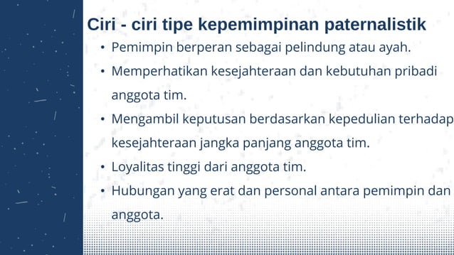 UAS KEPEMIMPINAN 6A_otoriter,demokratis,karismatik,paternalistik.pptx