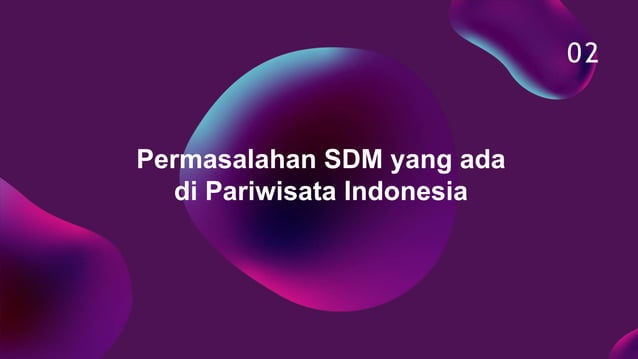 Uas manajemen sdm pariwisata permasalahan sdm | PPT