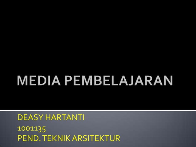 ppt media pembelajaran | PPTX